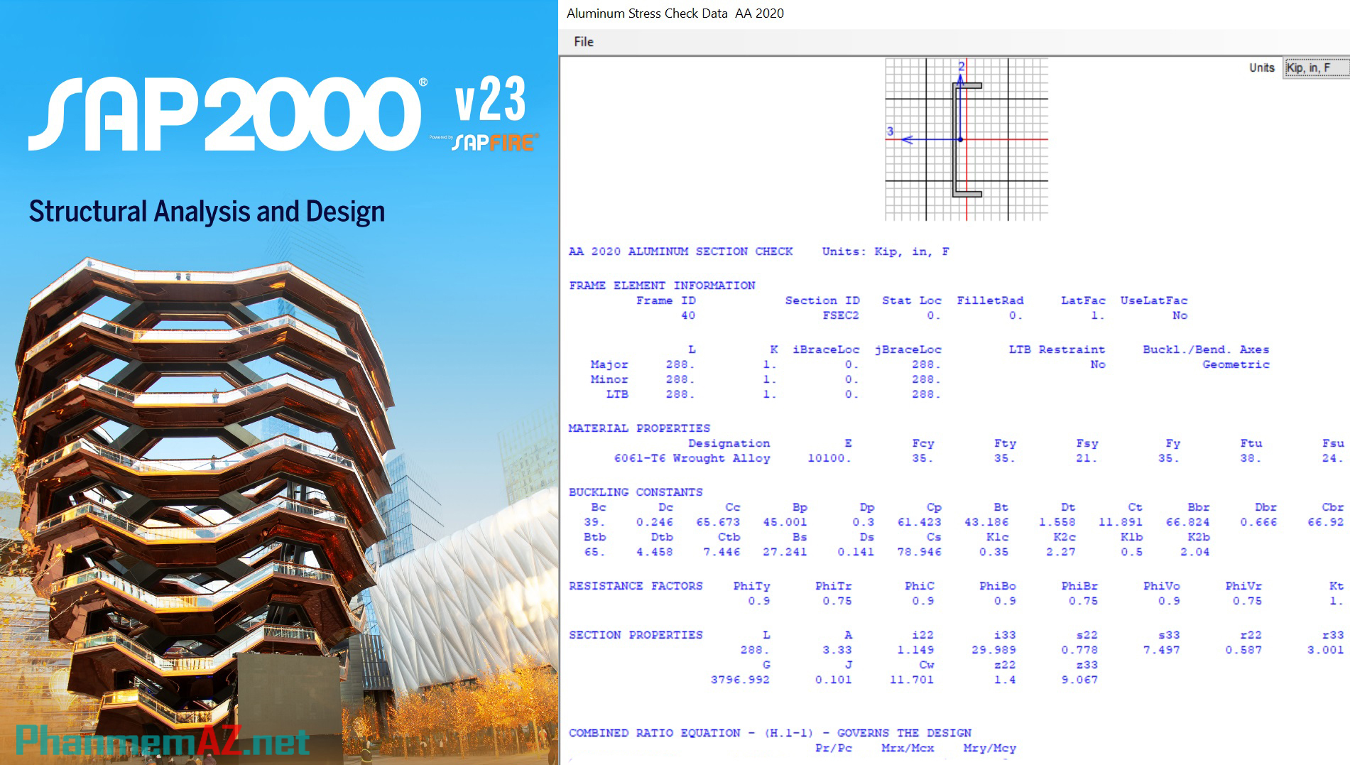 Tải CSI SAP2000 Ultimate v23.1.0 full kích hoạt