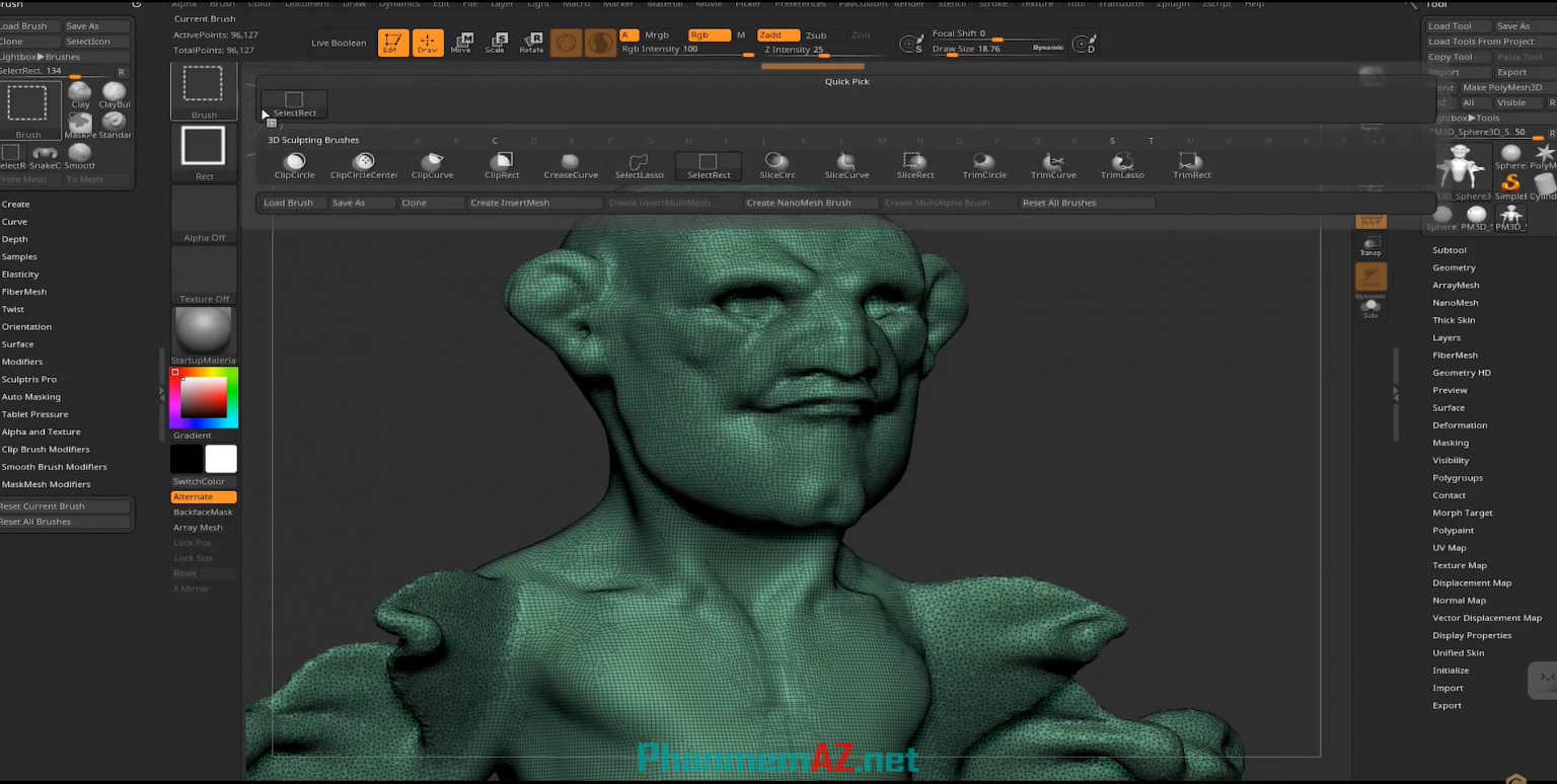 Download Pixologic ZBrush 2023 full - Thiết kế điêu khắc 3D