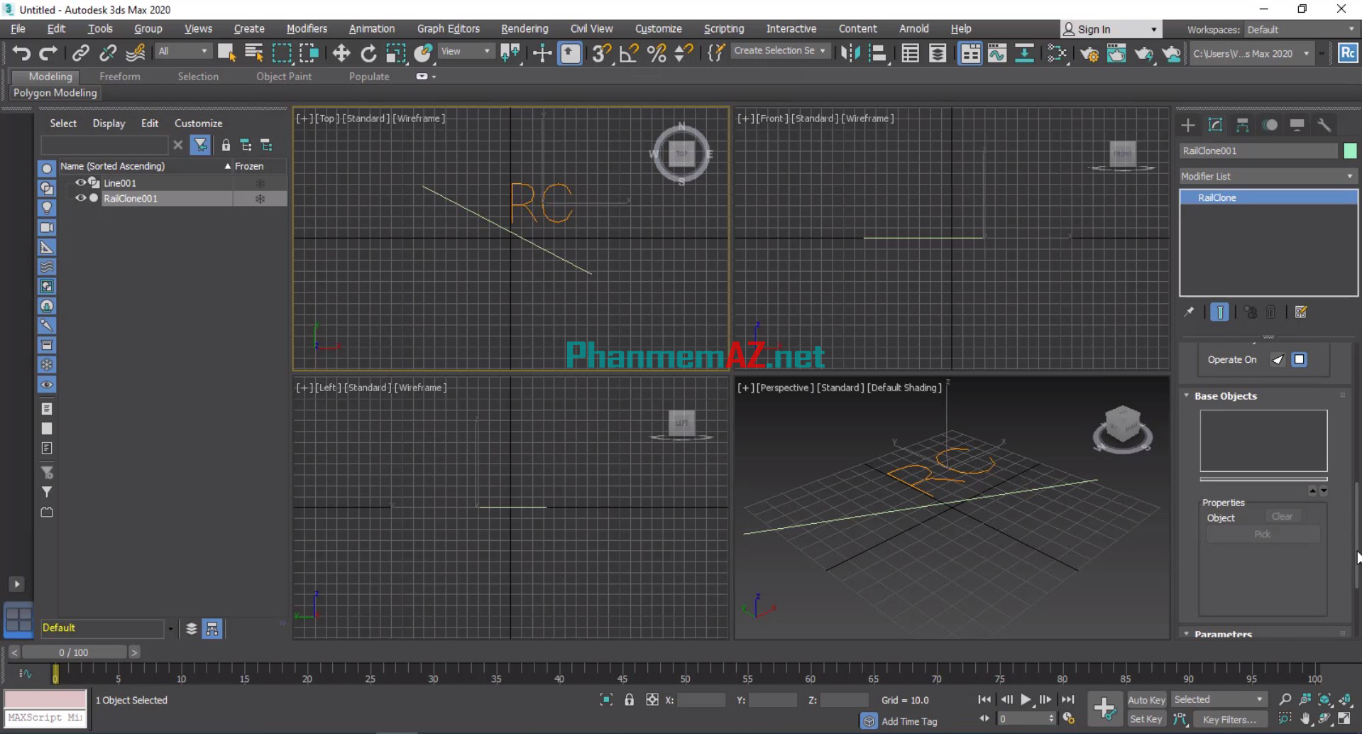 Tải RailClone Pro v3.3.1 cho 3ds Max 2017-2022 Full