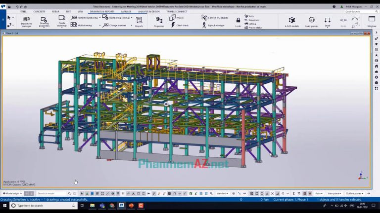 Tải Tekla Structures 2021 SP7 full kích hoạt miễn phí