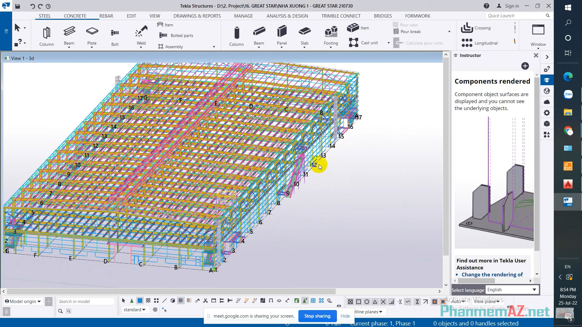 Download Tekla Structures 2022 SP5 bản full miễn phí