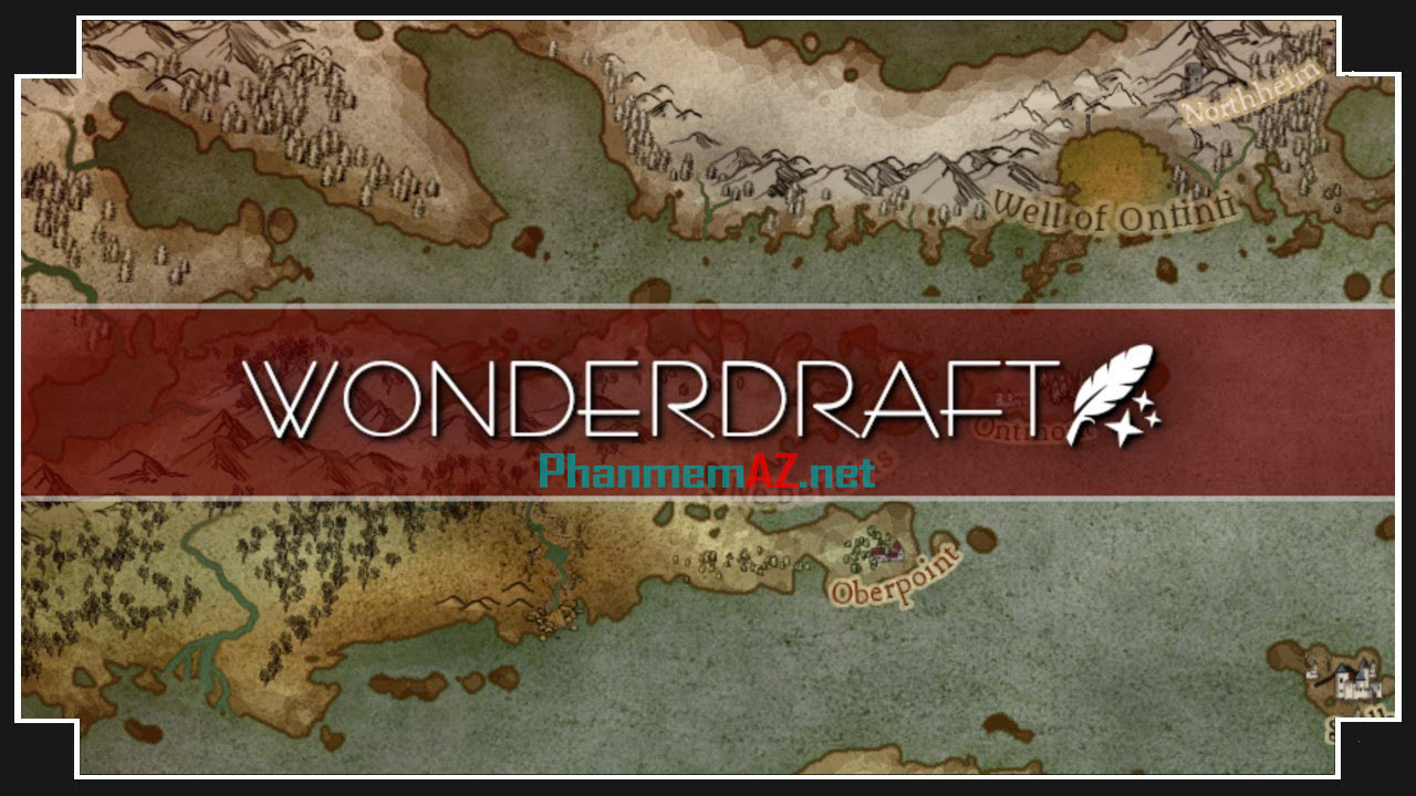 Tải Wonderdraft 2019 Full - Phần mềm vẽ bản đồ